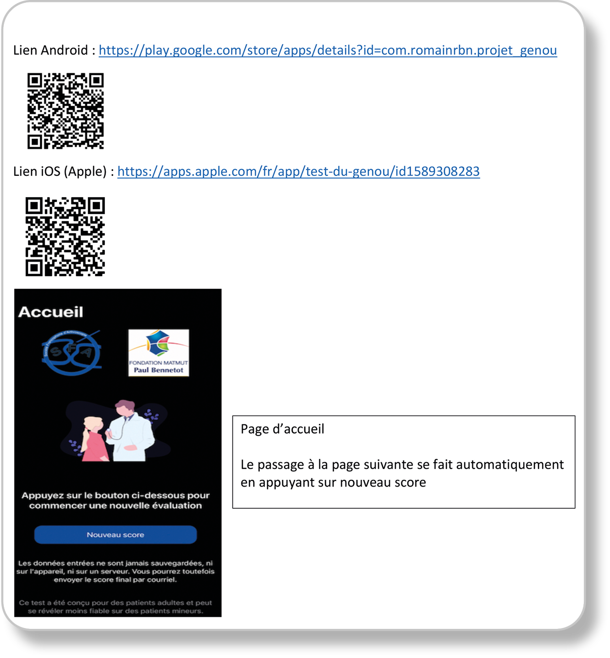 Le score de la SFA pour le dépistage des lésions du LCAE : de l’étude ...